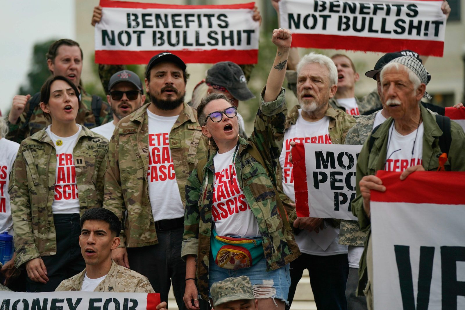 Veterans Rally Against Trump Cuts - In These Times