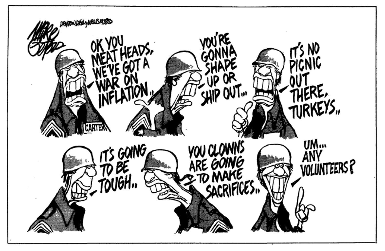 In Those Times: Cartoons on Carter - In These Times